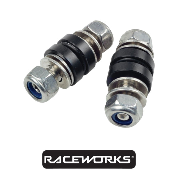 Raceworks 2 pack Stainless Electrical Bulkhead Terminals Fuel Safe FSA ...