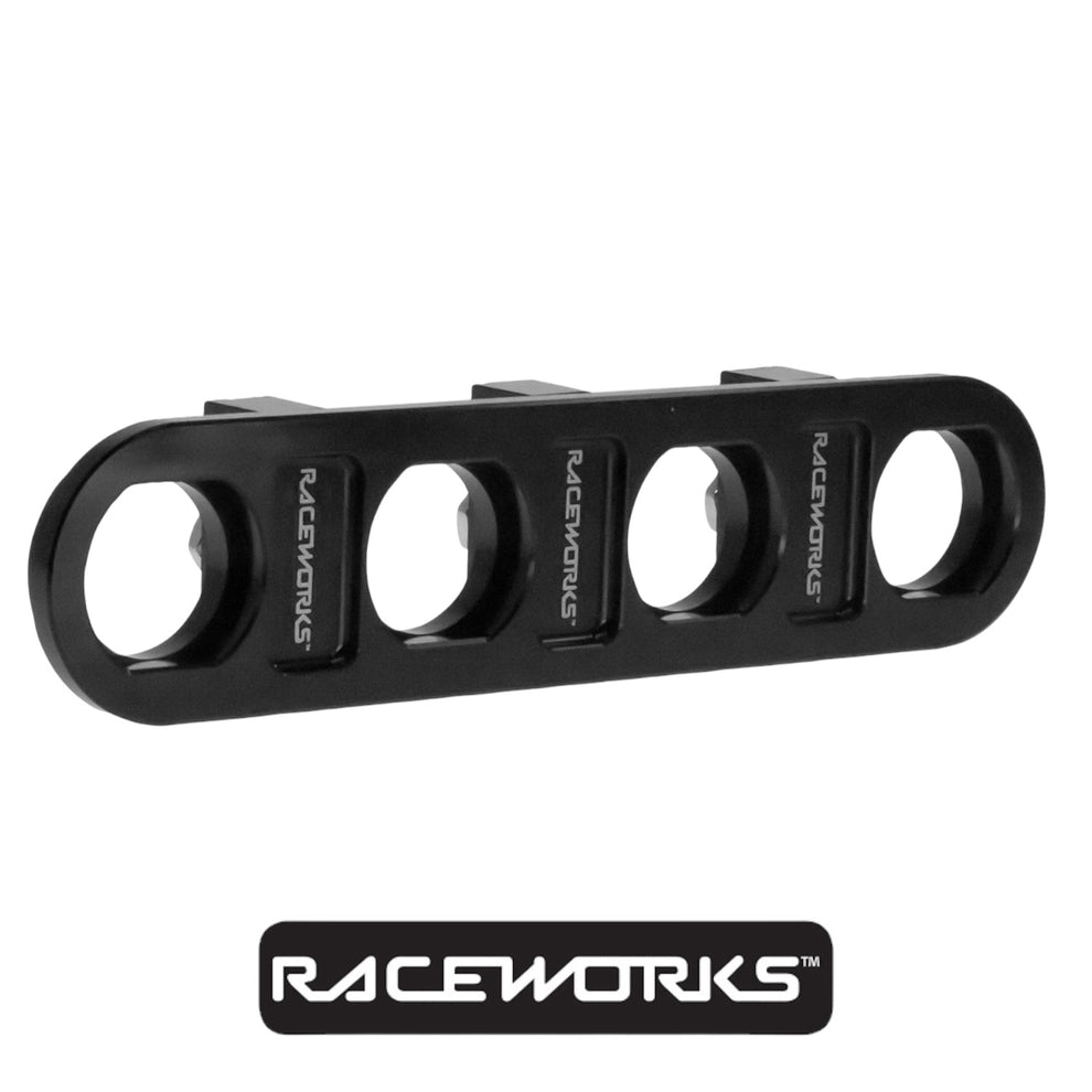 Raceworks 4 Way Bulkhead Plate RWF-838-04BK – Gearhead Street Cars